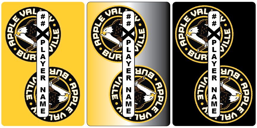 Shop APPLE VALLEY BURNSVILLE Hockey Stick Shaft Labels| BLADESHARK Sports