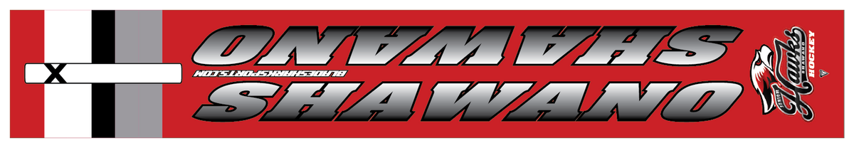 Shop SHAWANO HAWKS MINI Hockey Stick Wrap| BLADESHARK Sports