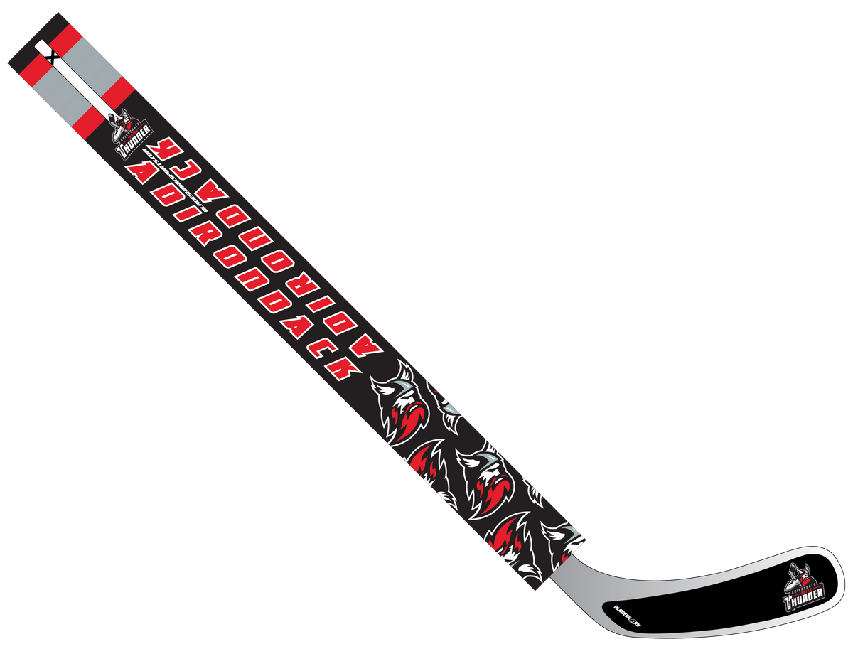 Shop ADIRONDACK JR THUNDER Custom Hockey Stick Wrap| BLADESHARK Sports