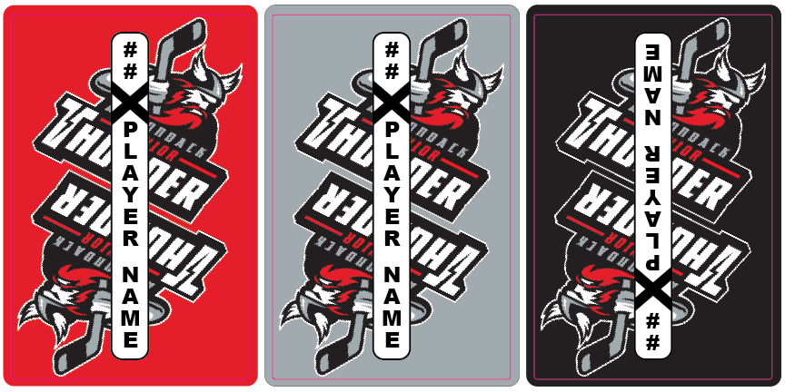 Shop ADIRONDACK JR THUNDER Hockey Stick Shaft Labels| BLADESHARK Sports