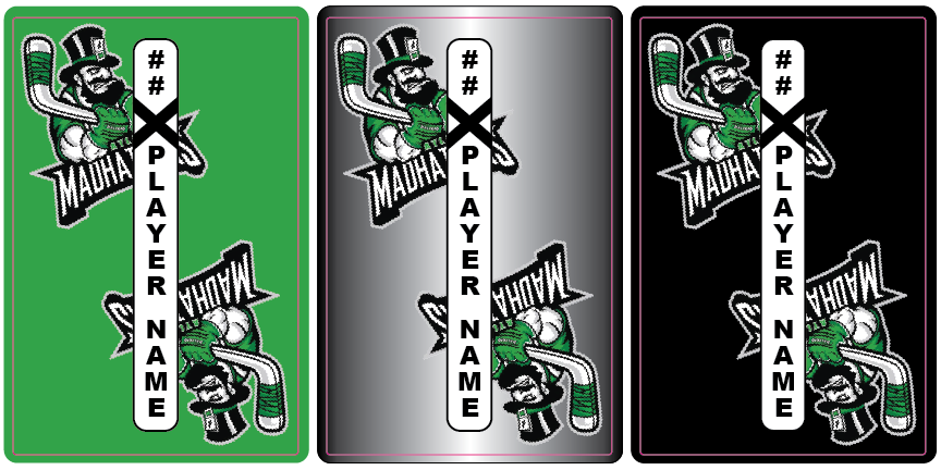 Shop ATLANTA MADHATTERS Hockey Stick Shaft Labels| BLADESHARK Sports