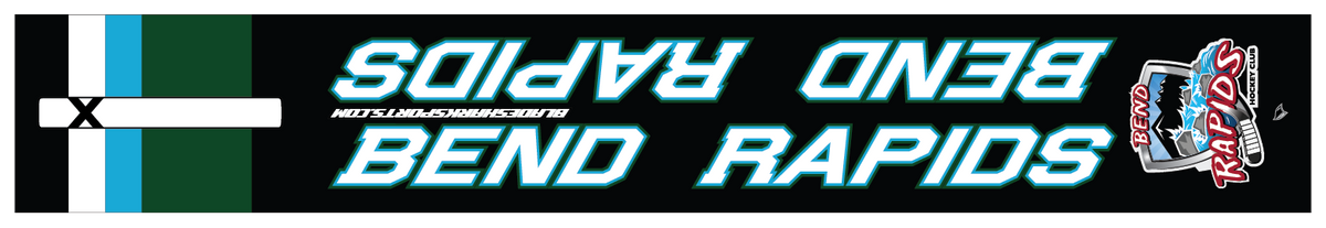Shop BEND RAPIDS Custom MINI Hockey Stick Wrap| BLADESHARK Sports