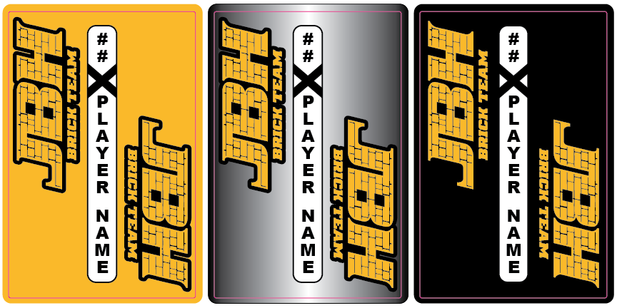 Shop JBH BRICK Hockey Stick Shaft Labels| BLADESHARK Sports