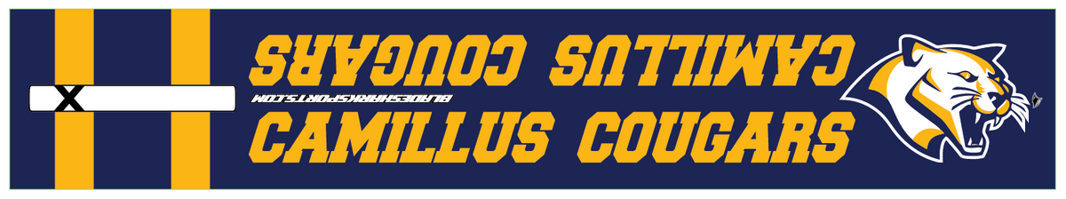 Shop CAMILLUS COUGARS Custom MINI Hockey Stick Wrap| BLADESHARK Sports