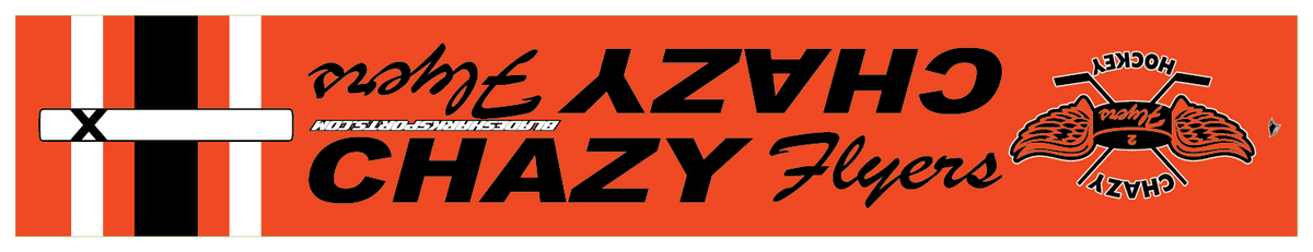 Shop CHAZY FLYERS Custom MINI Hockey Stick Wrap| BLADESHARK Sports