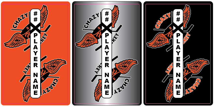 Shop CHAZY FLYERS Hockey Stick Shaft Labels| BLADESHARK Sports