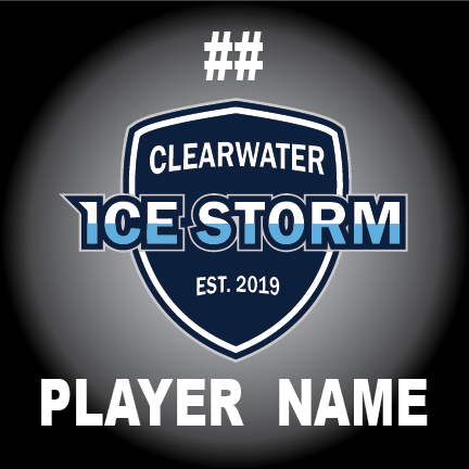 Shop CLEARWATER ICE STORM Hockey Car Decal| BLADESHARK Sports