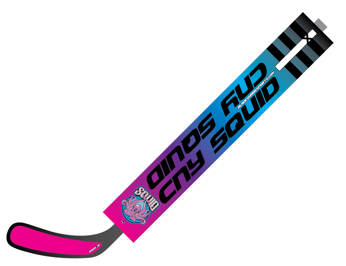 Shop CNY SQUID Custom MINI Hockey Stick Wrap| BLADESHARK Sports