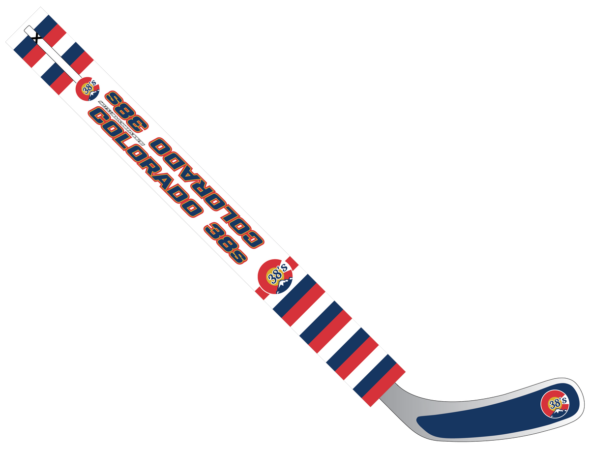 Shop COLORADO 38s Custom Hockey Stick Wrap| BLADESHARK Sports
