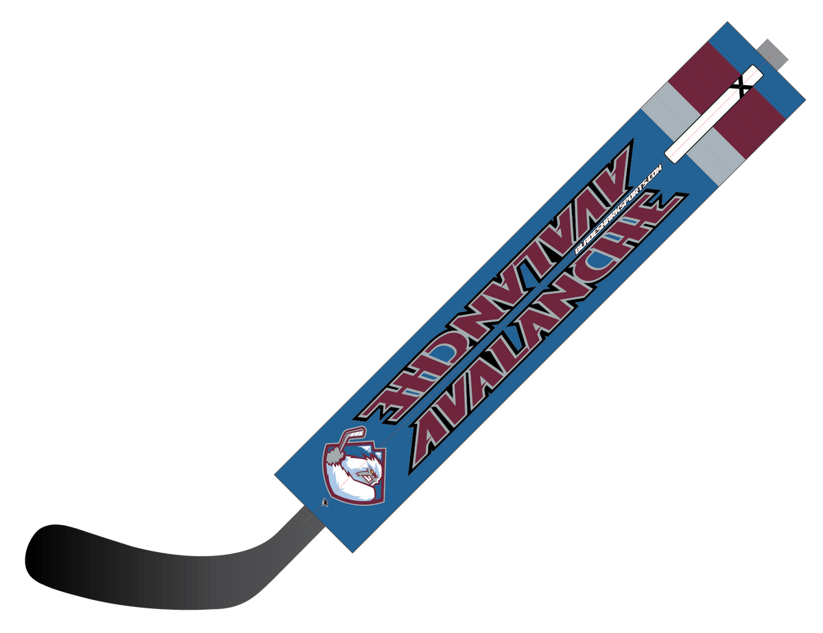 Shop AVALANCHE Custom Hockey Stick Wrap| BLADESHARK Sports