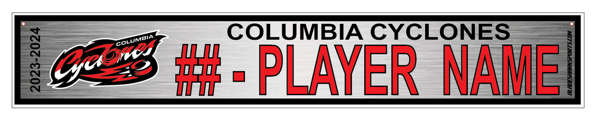Shop COLUMBIA CYCLONES Hockey Custom "Locker" Room Nameplate ...