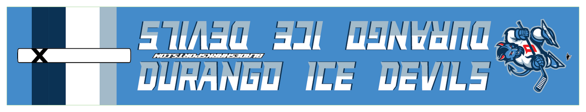 Shop DURANGO ICE DEVILS Custom Hockey Stick Wrap| BLADESHARK Sports