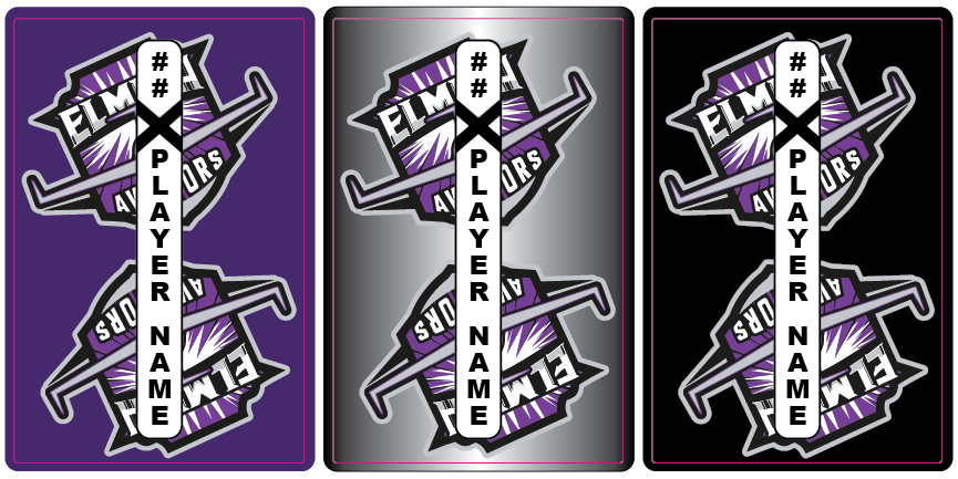 Shop ELMIRA AVIATORS Hockey Stick Shaft Labels| BLADESHARK Sports