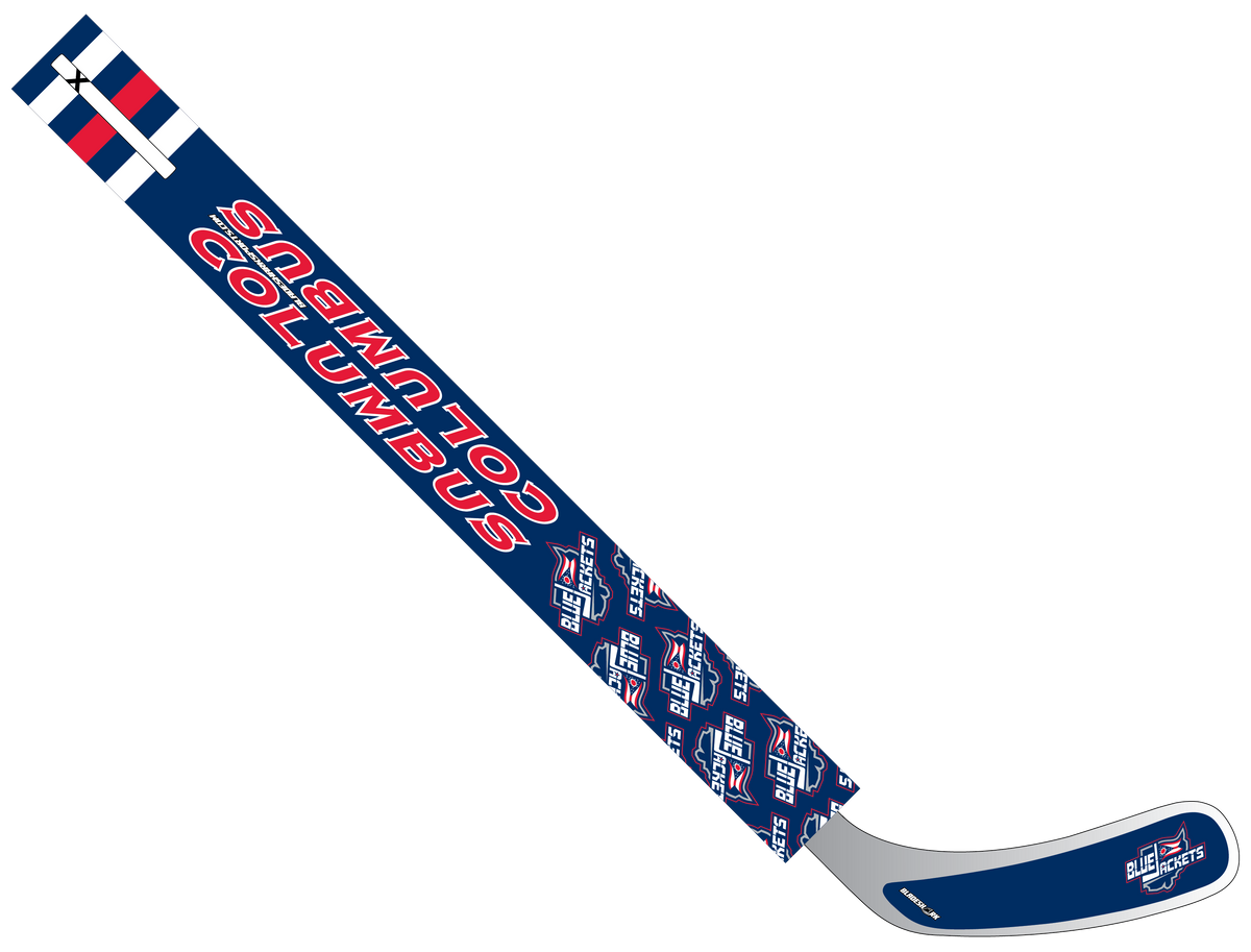 Shop BLUE JACKETS Custom Hockey Stick Wrap| BLADESHARK Sports