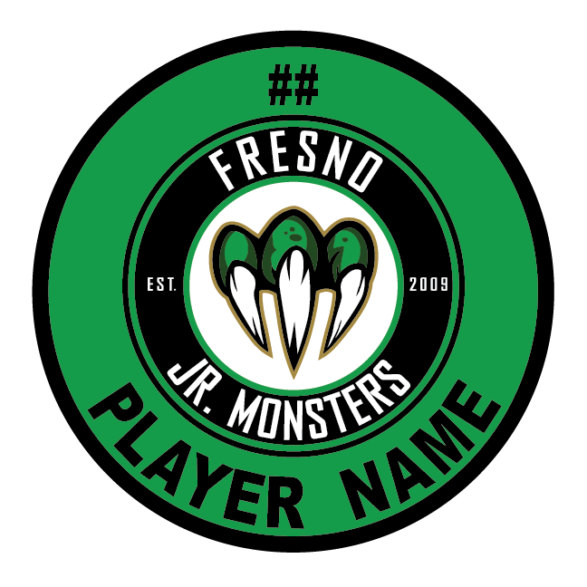 Shop FRESNO JR MONSTERS Personalized Team Magnets| BLADESHARK Sports