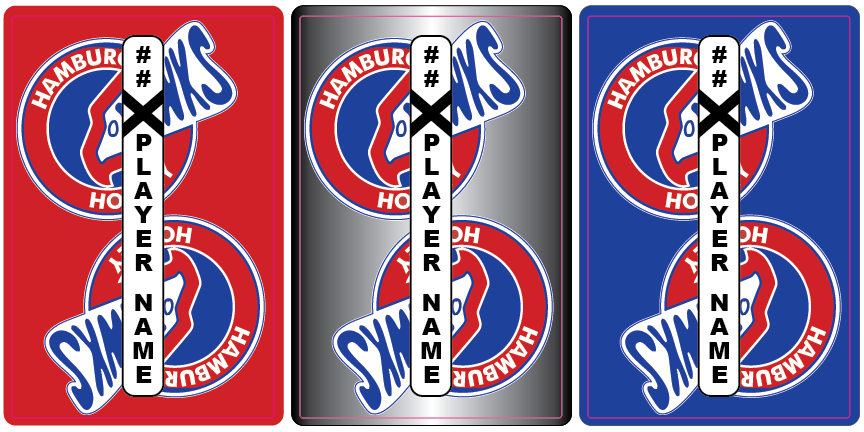 Shop HAMBURG HAWKS Hockey Stick Shaft Labels| BLADESHARK Sports