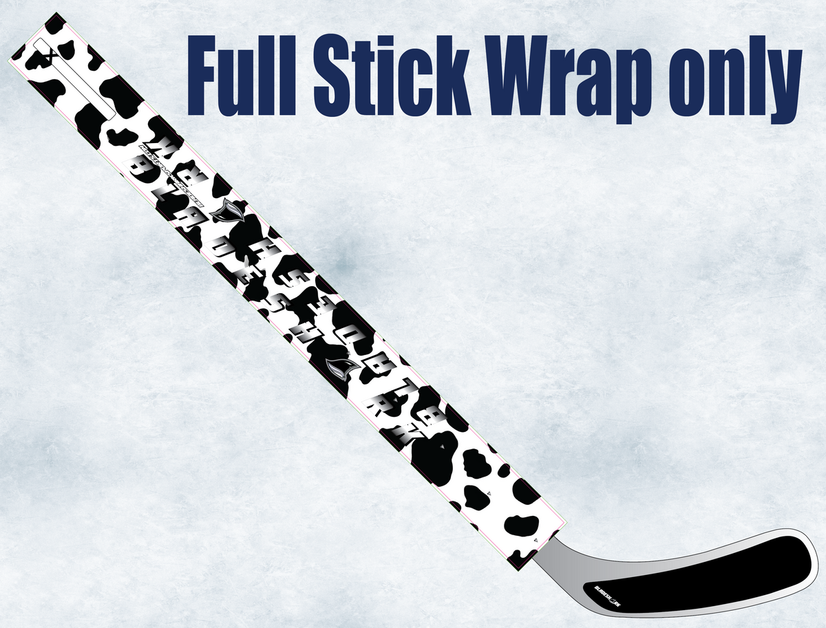 Shop MOO MOO BUCKAROO Custom Hockey Stick Wrap| BLADESHARK Sports
