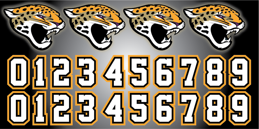Shop JOLIET JAGUARS Hockey Helmet Decals Kit| BLADESHARK Sports