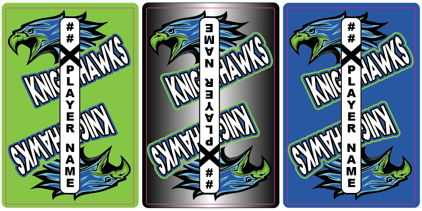 Shop KNIGHTHAWKS Hockey Hockey Stick Shaft Labels| BLADESHARK Sports