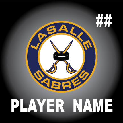 Shop LA SALLE SABRES Hockey Car Decal| BLADESHARK Sports