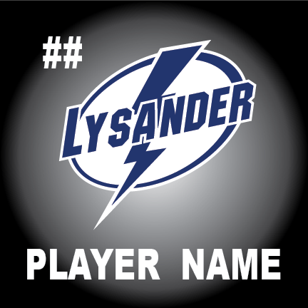 Shop LYSANDER LIGHTNING Hockey Car Decal| BLADESHARK Sports