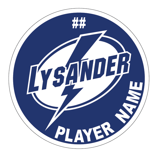 Shop LYSANDER LIGHTNING Personalized Team Magnets| BLADESHARK Sports