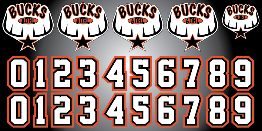 Shop MESA BUCKS Hockey Helmet Decals| BLADESHARK Sports