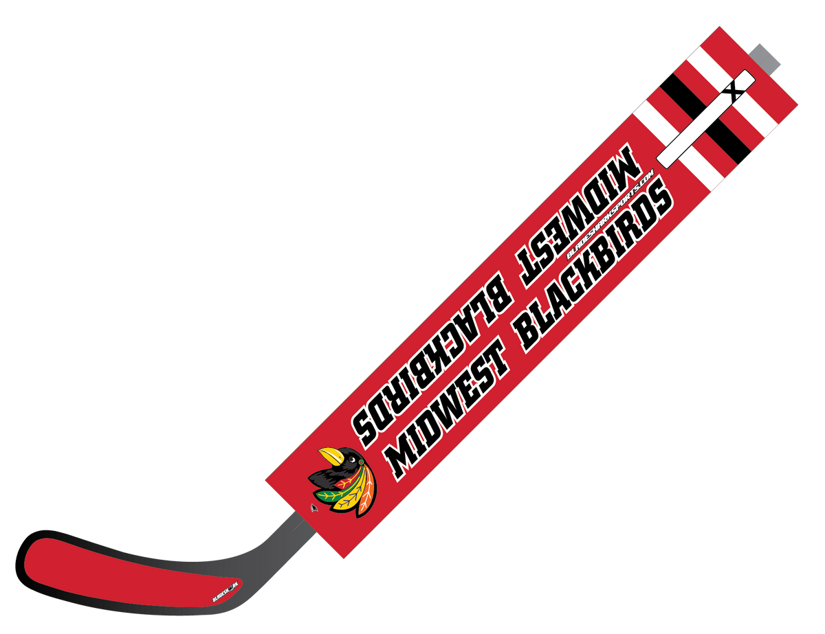Shop MIDWEST BLACKBIRDS MINI Hockey Stick Wrap| BLADESHARK Sports