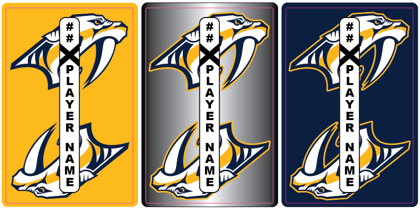 Shop NASHVILLE PREDS SELECT Hockey Stick Shaft Labels| BLADESHARK Sports