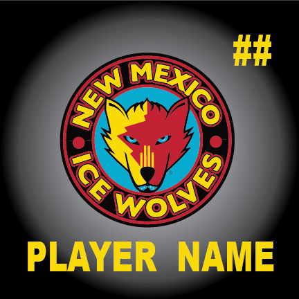 Shop NEW MEXICO ICE WOLVES Hockey Car Decal| BLADESHARK Sports