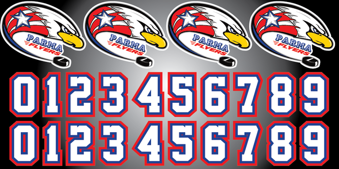 Shop PARMA FLYERS Hockey Helmet Decals| BLADESHARK Sports