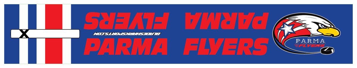 Shop PARMA FLYERS Custom Hockey Stick Wrap| BLADESHARK Sports