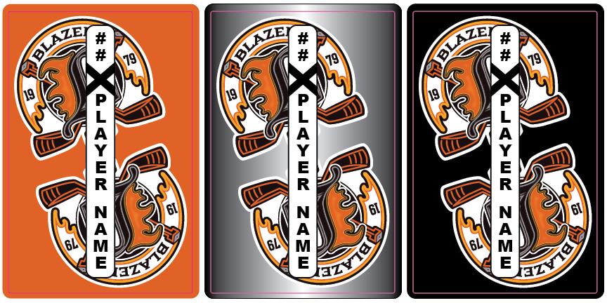 Shop PHILADELPHIA BLAZERS Hockey Stick Shaft Labels| BLADESHARK Sports