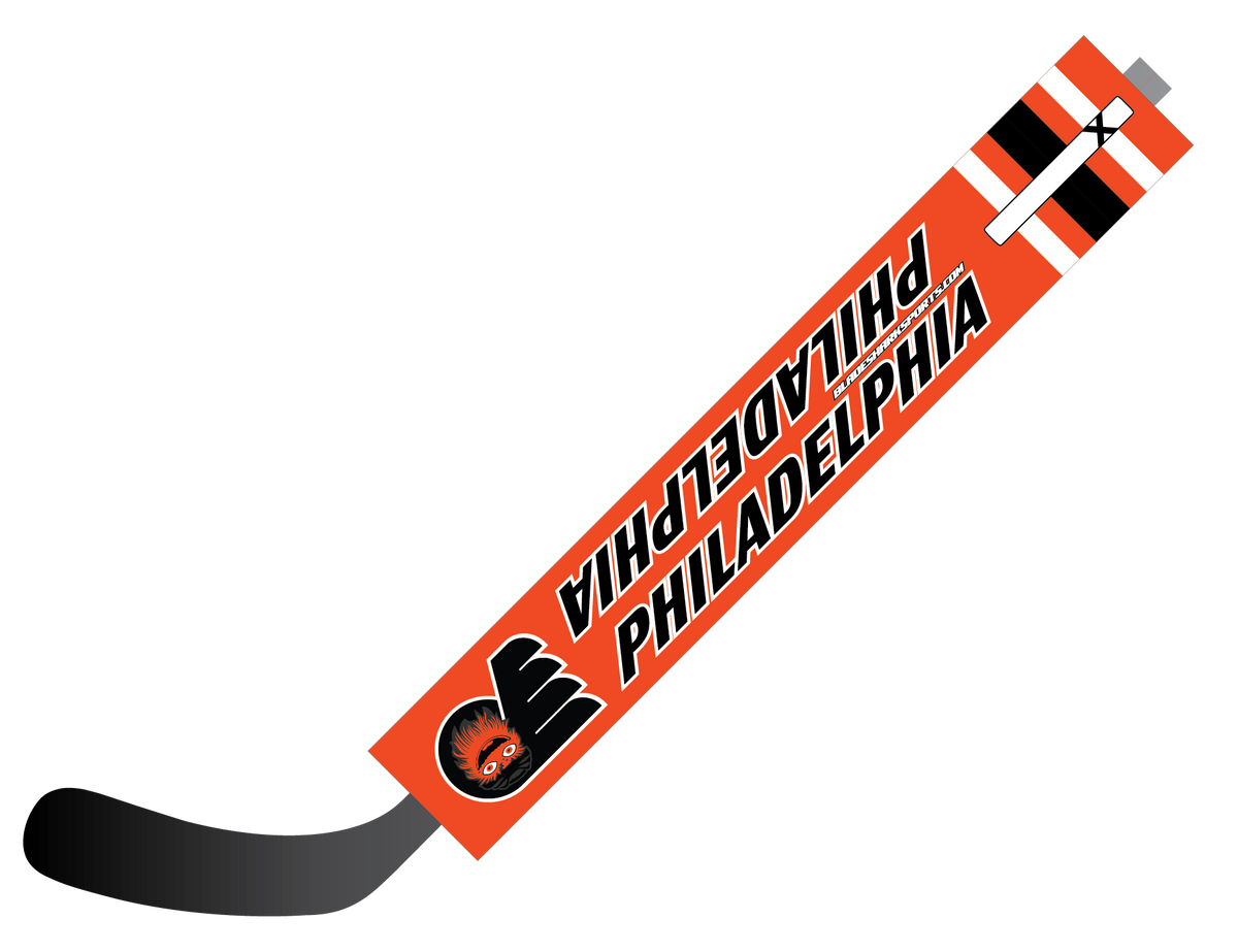 Shop FLYERS Custom MINI Hockey Stick Wrap| BLADESHARK Sports