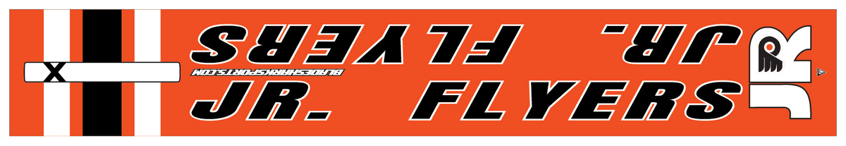 Shop PHILADELPHIA JR FLYERS Custom MINI Hockey Stick Wrap| BLADESHARK ...
