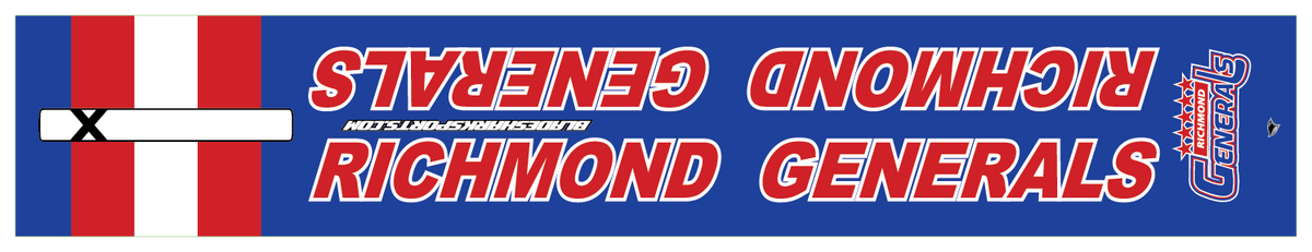 Shop RICHMOND GENERALS Custom Hockey Stick Wrap| BLADESHARK Sports