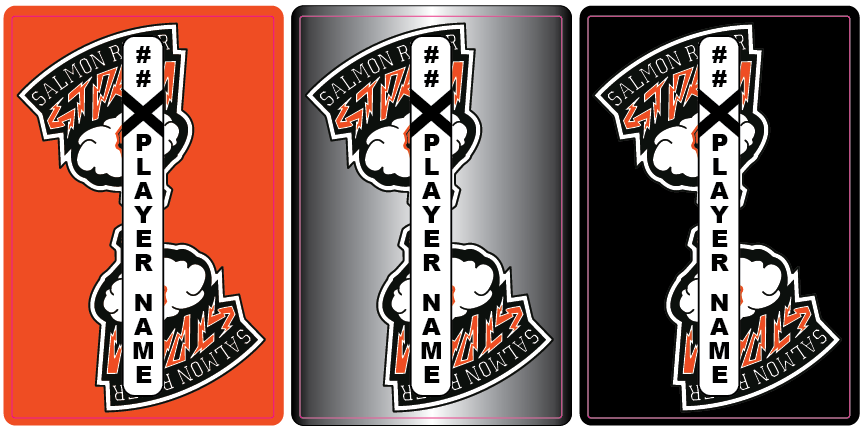 Shop SALMON RIVER STORM Hockey Stick Shaft Labels| BLADESHARK Sports