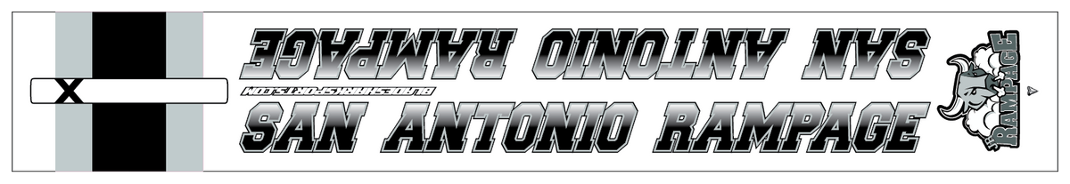 Shop SAN ANTONIO RAMPAGE MINI Hockey Stick Wrap| BLADESHARK Sports