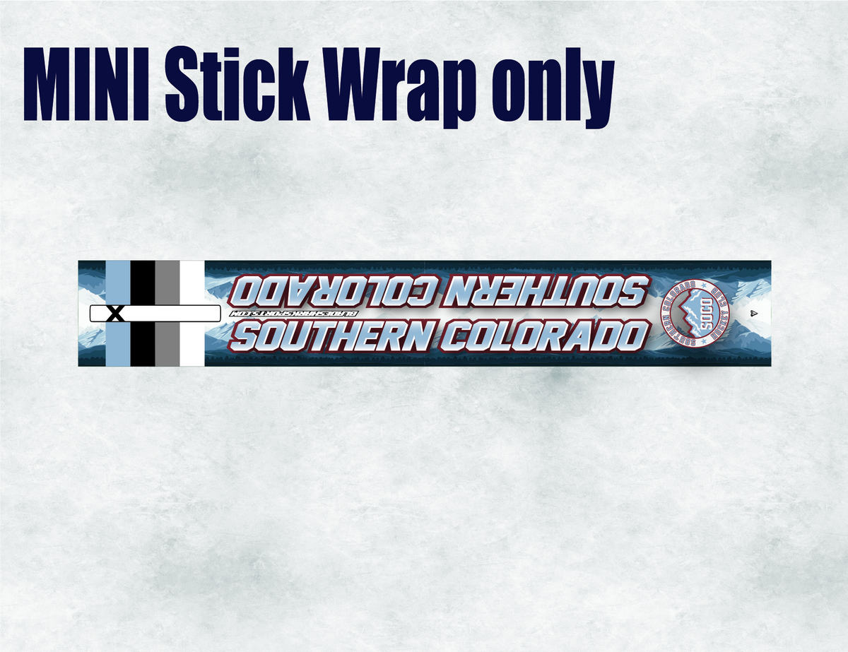 Shop Custom MINI Hockey Stick Wrap only| BLADESHARK Sports