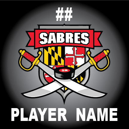 Shop SOUTHERN MARYLAND SABRES Hockey Car Decal| BLADESHARK Sports