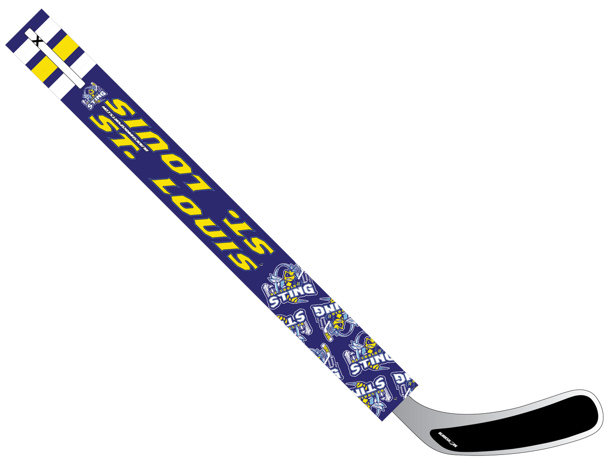 Shop ST LOUIS STING Custom Hockey Stick Wrap| BLADESHARK Sports