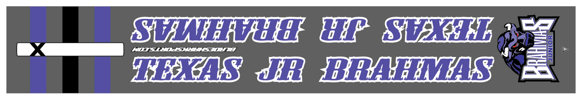 Shop TEXAS JR BRAHMAS Custom Hockey Stick Wrap| BLADESHARK Sports