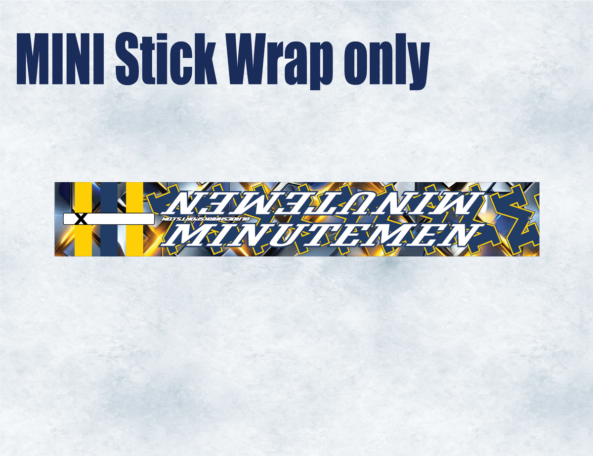 Shop VALLEY FORGE MINUTEMEN Custom MINI Hockey Stick Wrap only ...
