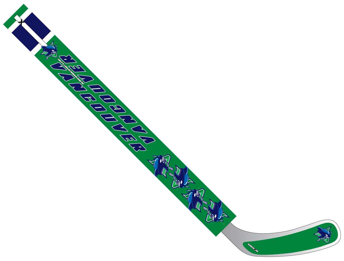 Shop CANUCKS Custom Hockey Stick Wrap| BLADESHARK Sports