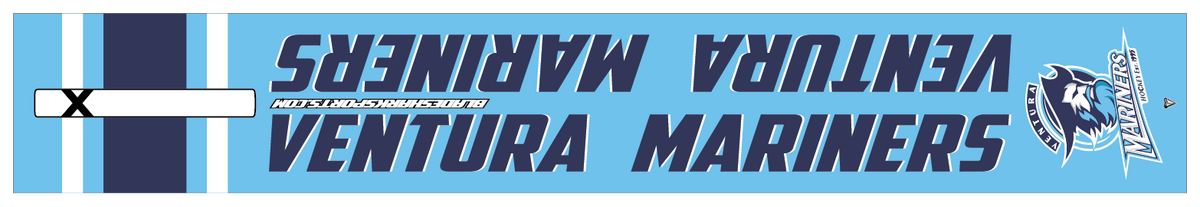 Shop VENTURA MARINERS Custom MINI Hockey Stick Wrap| BLADESHARK Sports