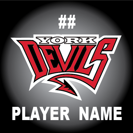 Shop YORK DEVILS Hockey Car Decal| BLADESHARK Sports