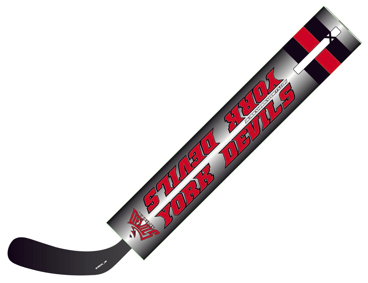 Shop YORK DEVILS Custom Hockey Stick Wrap| BLADESHARK Sports