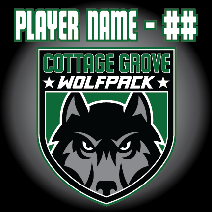 Shop COTTAGE GROVE WOLFPACK Hockey Shield Car Decal| BLADESHARK Sports