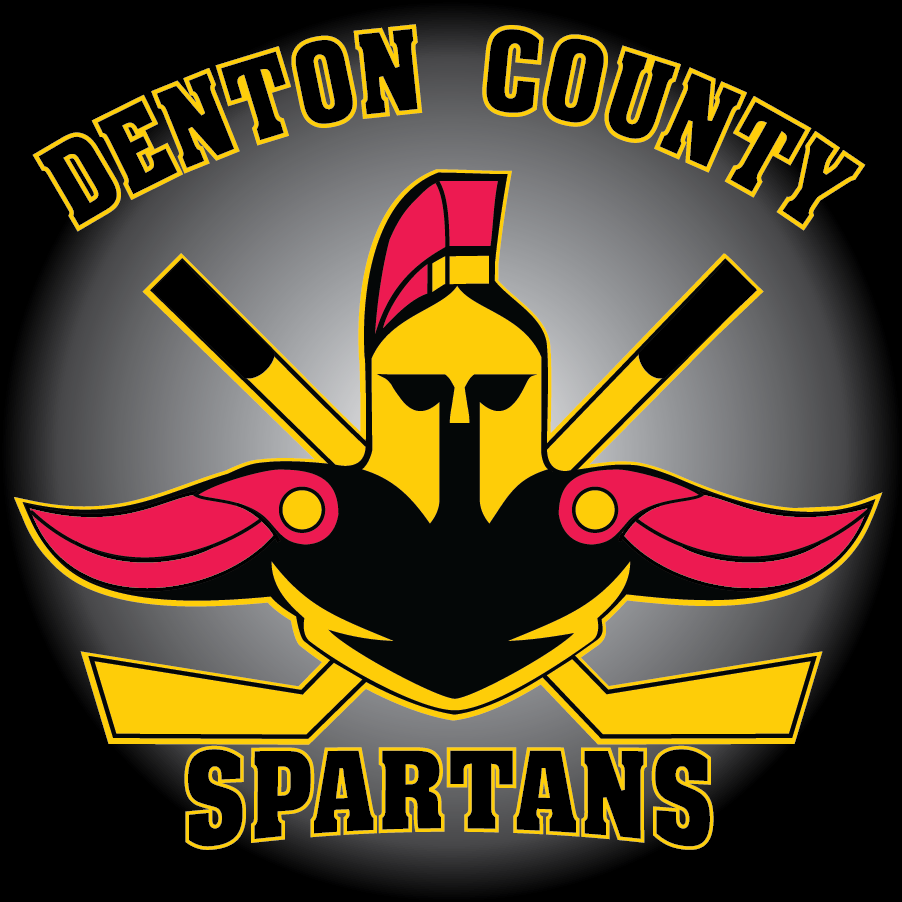 Shop DENTON COUNTY SPARTANS Hockey Car Decal| BLADESHARK Sports