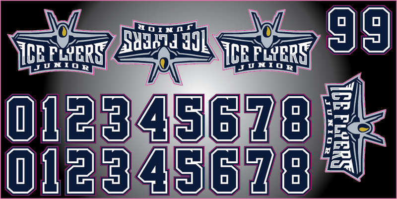 Shop PENSACOLA JR ICE FLYERS Hockey Helmet Decals| BLADESHARK Sports